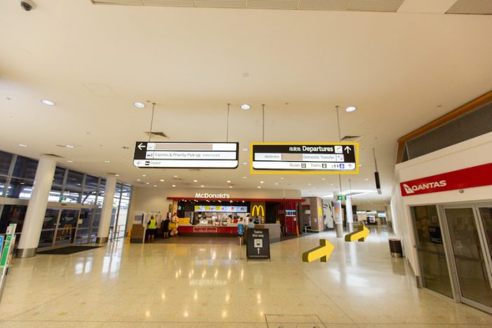 Sydney International Airport Courtesy Shuttle Bus Collection Zone