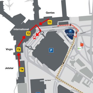 T4 Melbourne Airport Shuttle Bus Instructions – East Coast Car Rentals